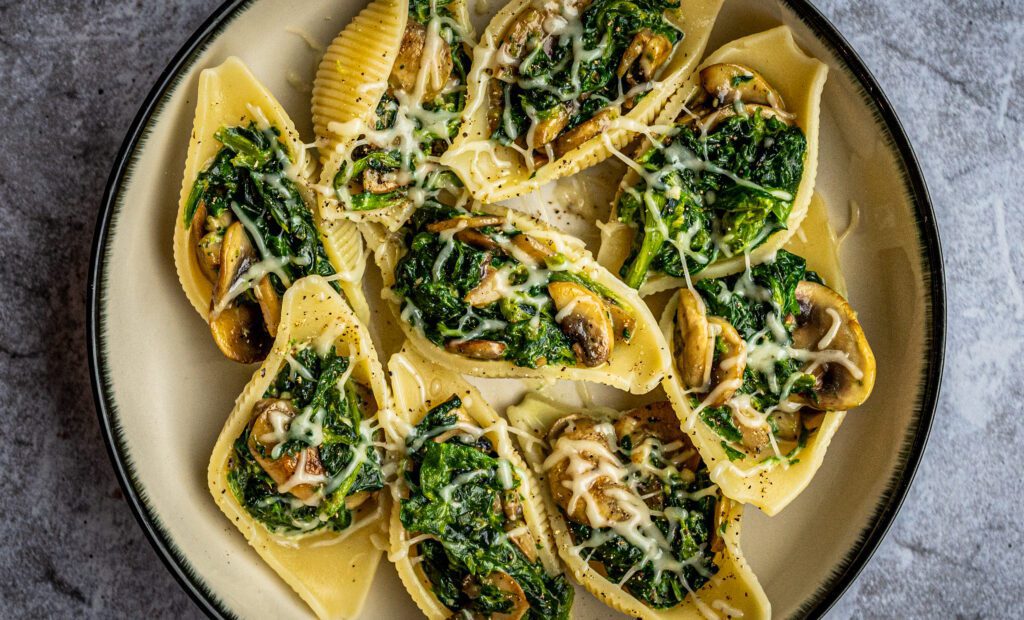 Alles-in-één-pan orzo met Italiaanse balletjes en burrata - Met Vijf ...