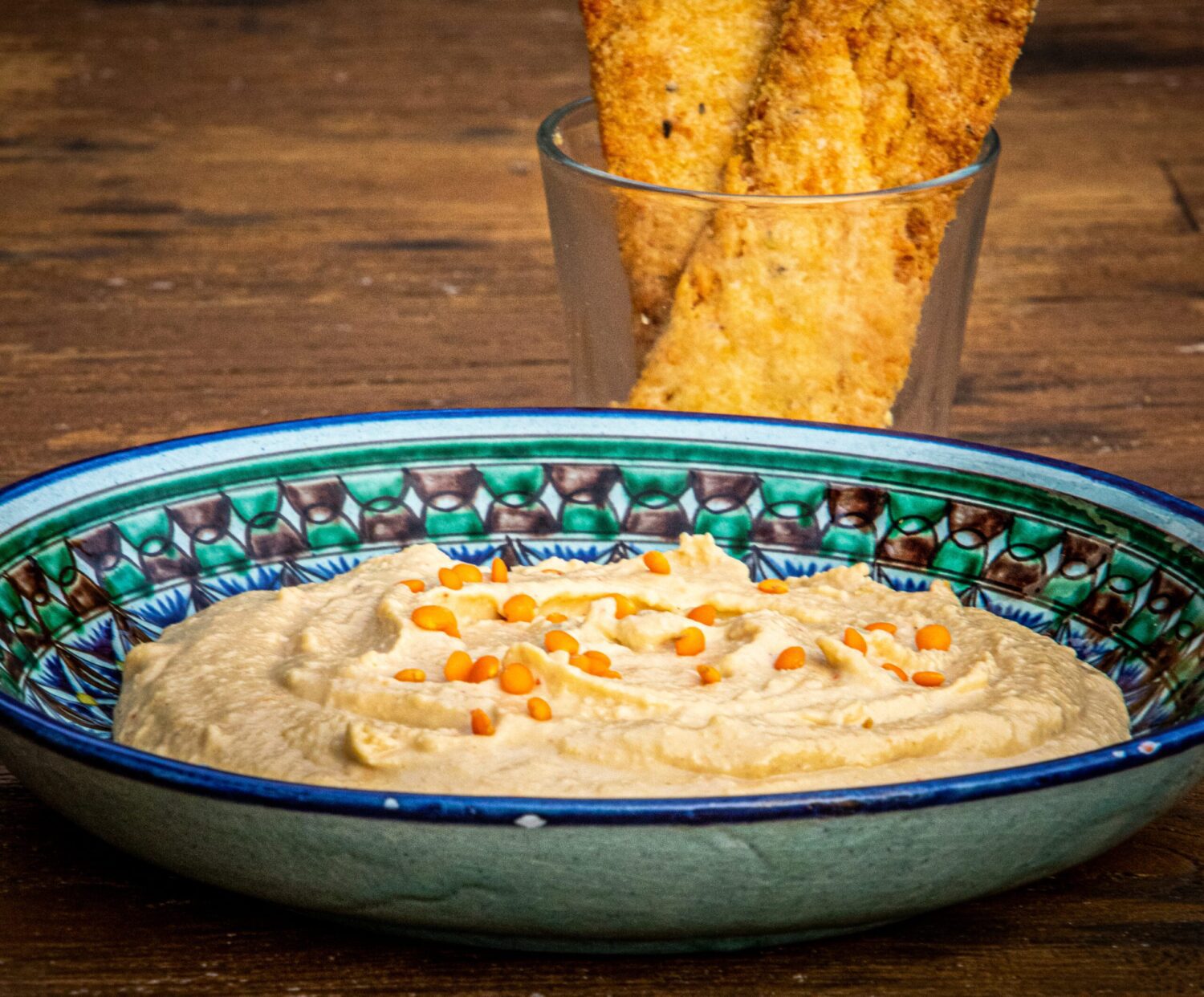 Hummus van rode linzen - Met Vijf Aan Tafel